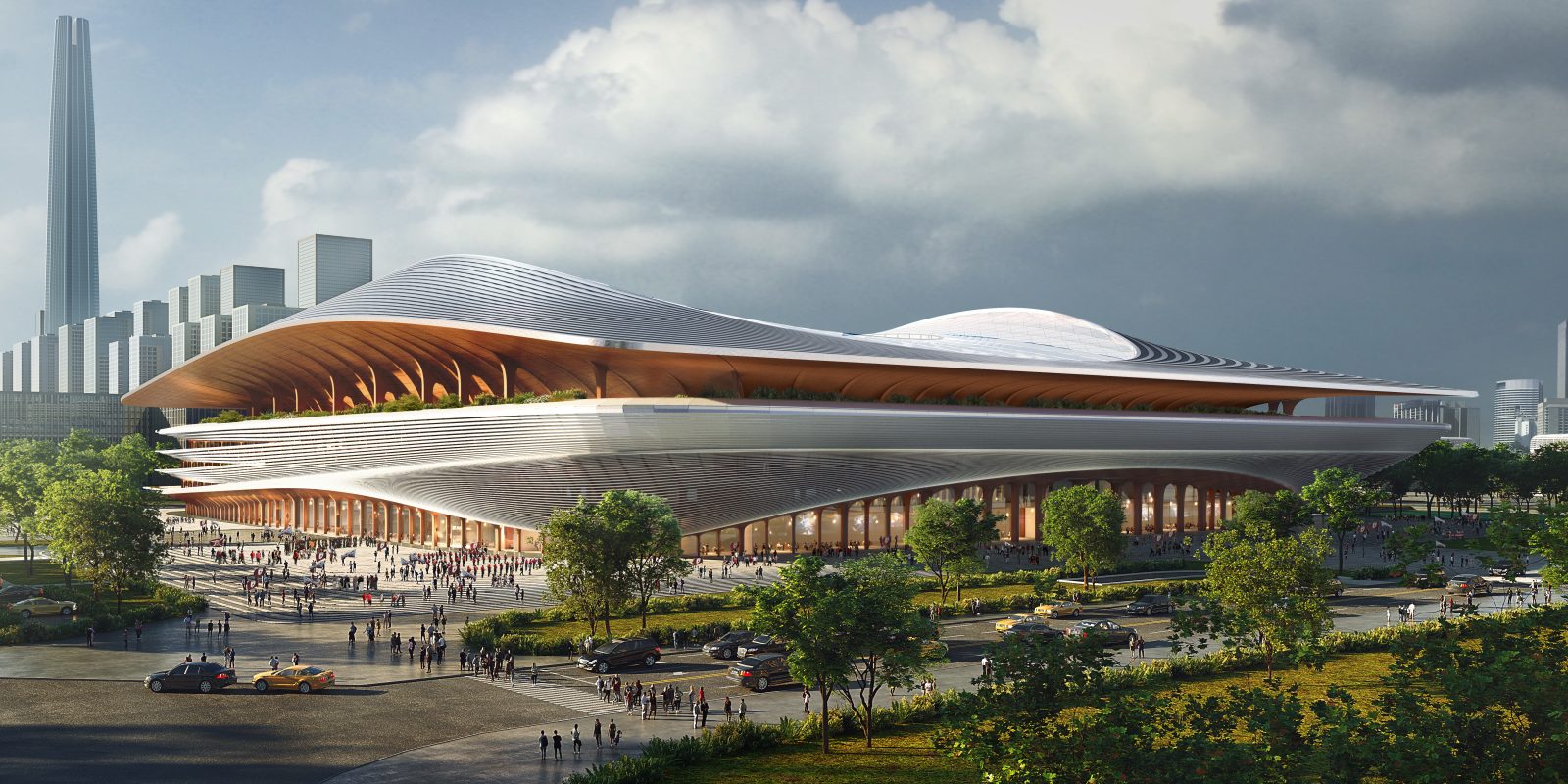 Zaha Hadid Architects reveals plans for football stadium in ancient ...