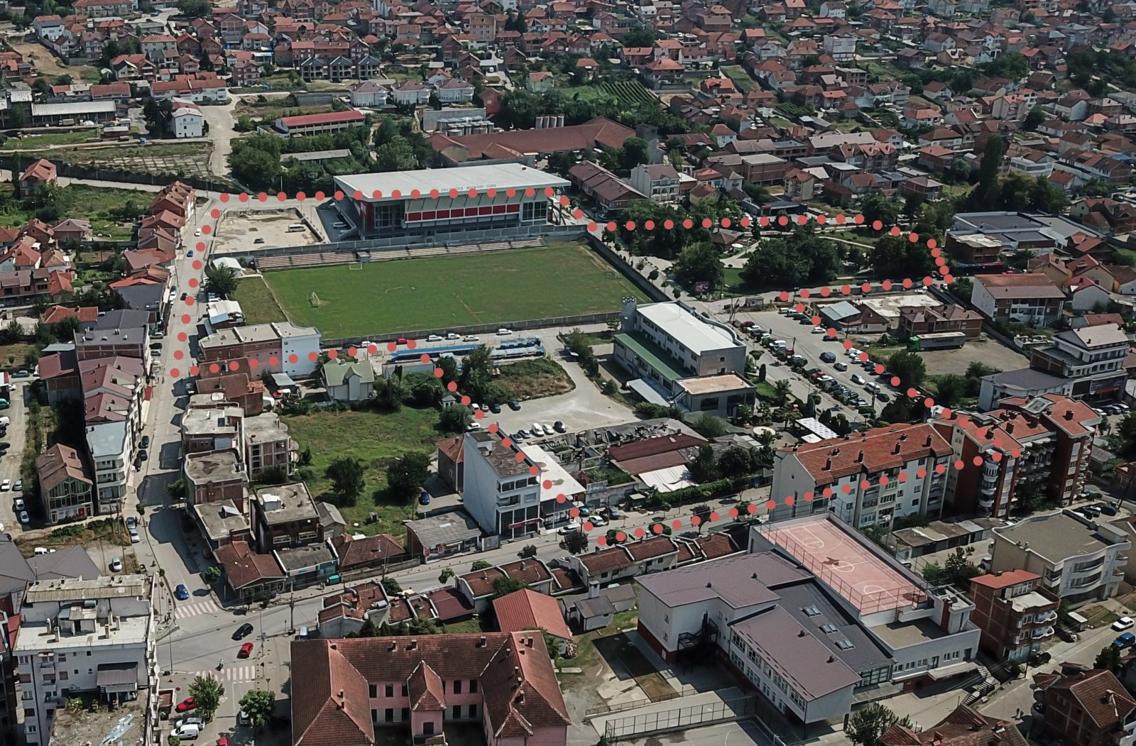 Rahovec City Square, Kosovo