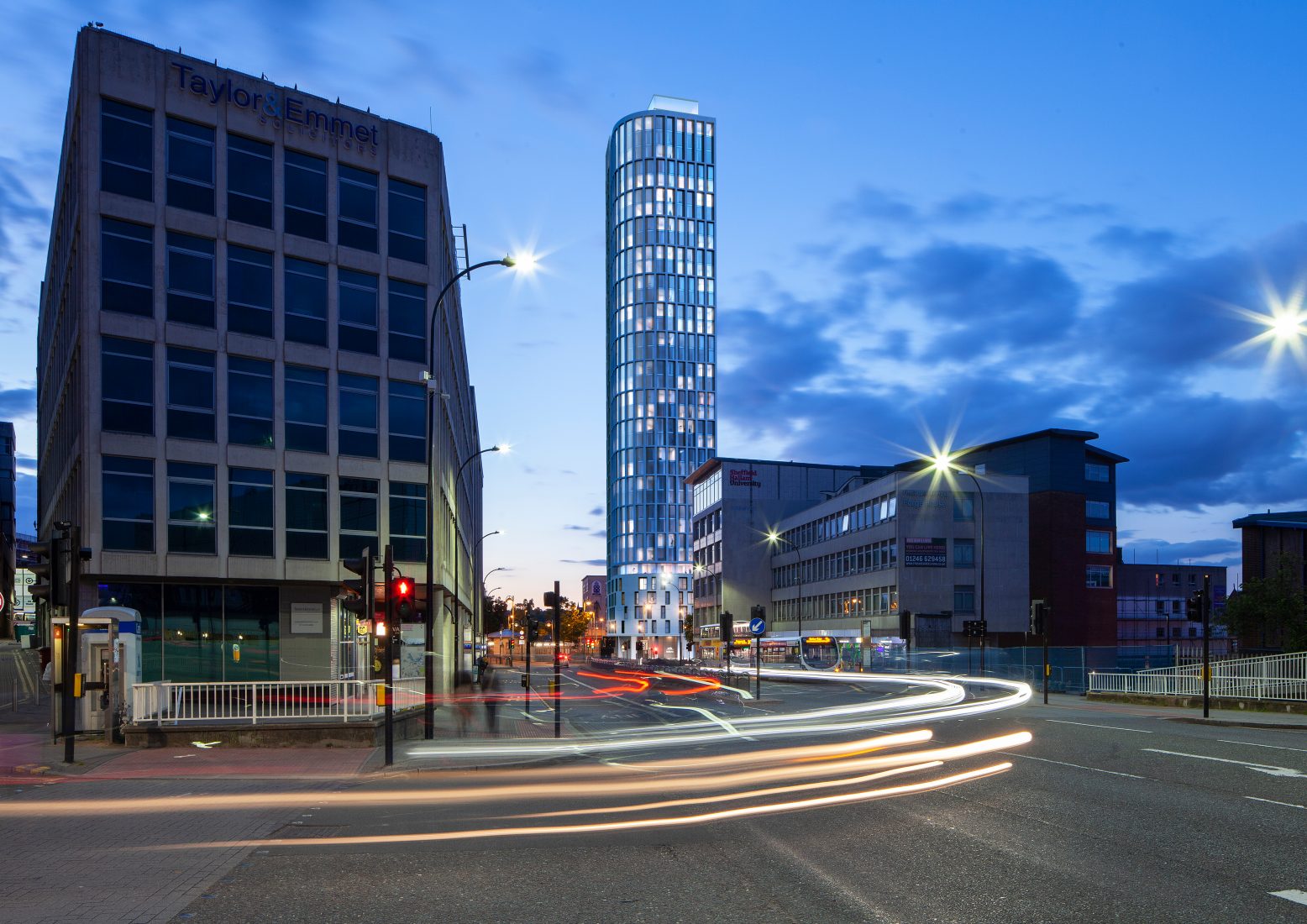 Hodder + Partners submits plans for 117m-tall housing tower in Sheffield