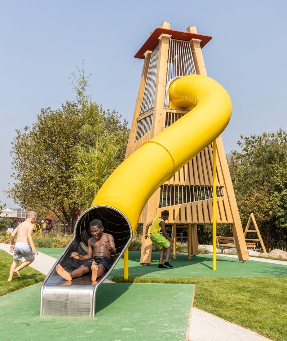 East designs temporary park in Barnet, reusing existing features