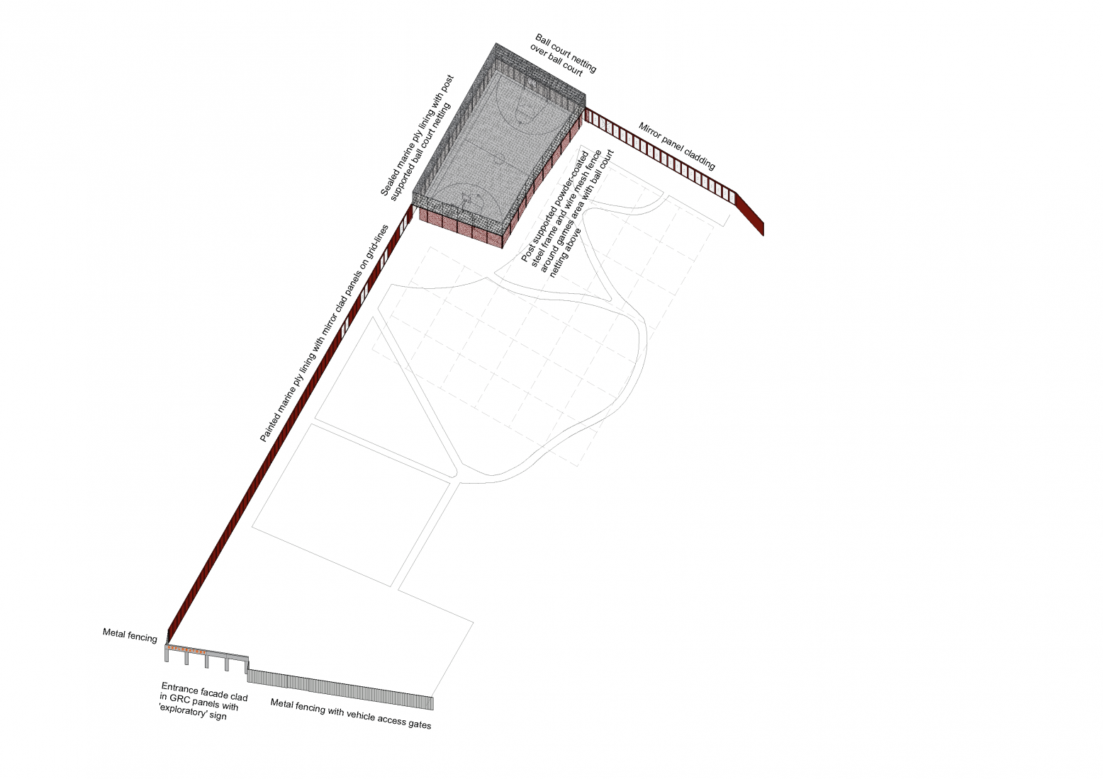 East designs temporary park in Barnet, reusing existing features