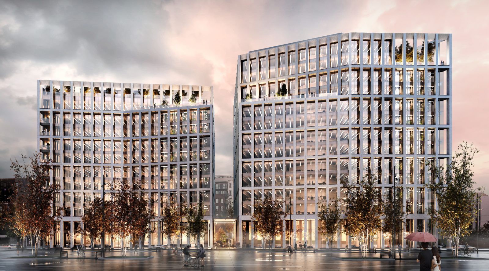 Jon Matthews Architects submits plans for Manchester office blocks