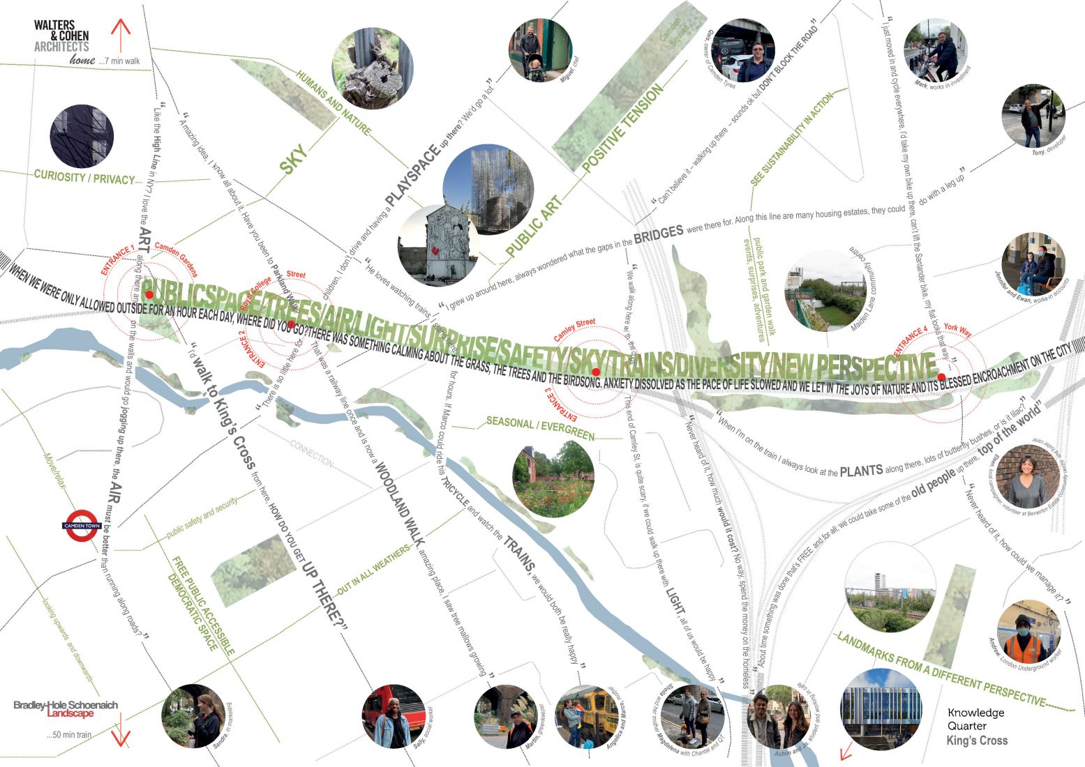 All entries to Camden Highline competition revealed