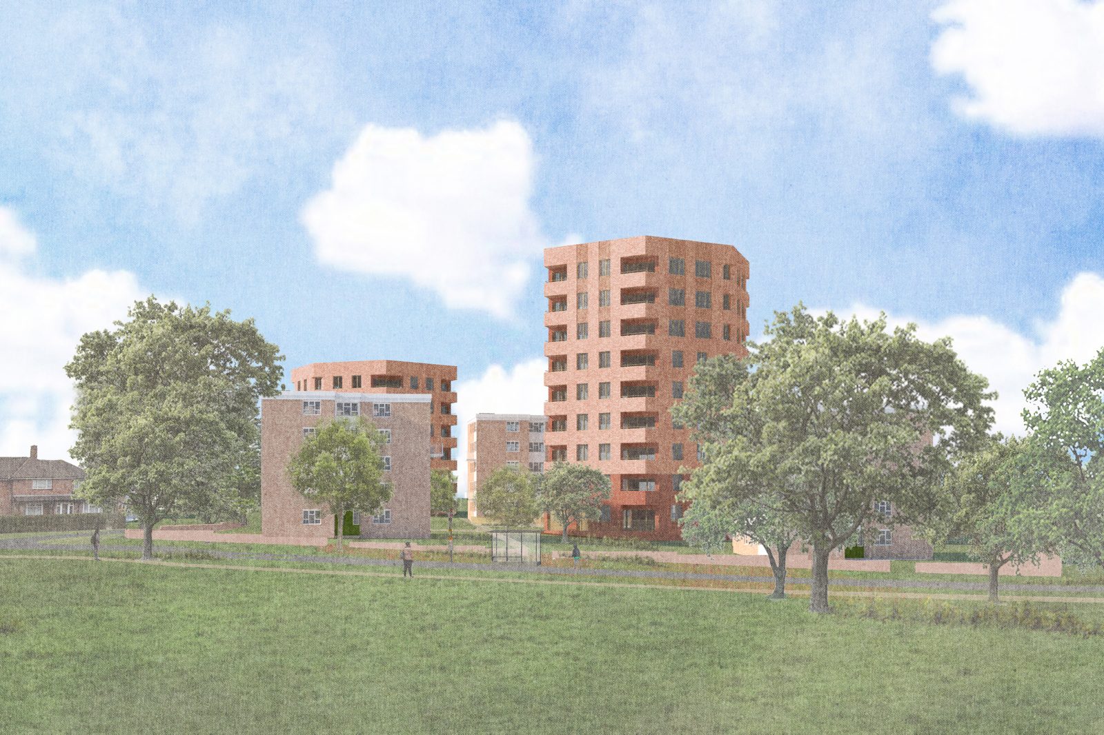 Brick By Brick submits plans for homes by Mae, Gort Scott and Threefold