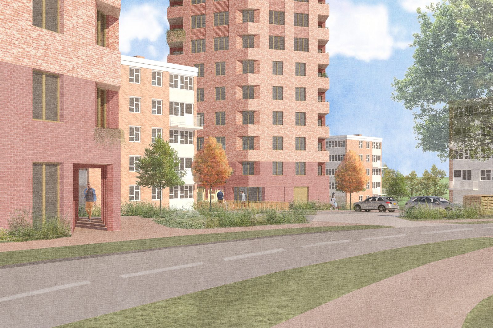 Brick By Brick submits plans for homes by Mae, Gort Scott and Threefold