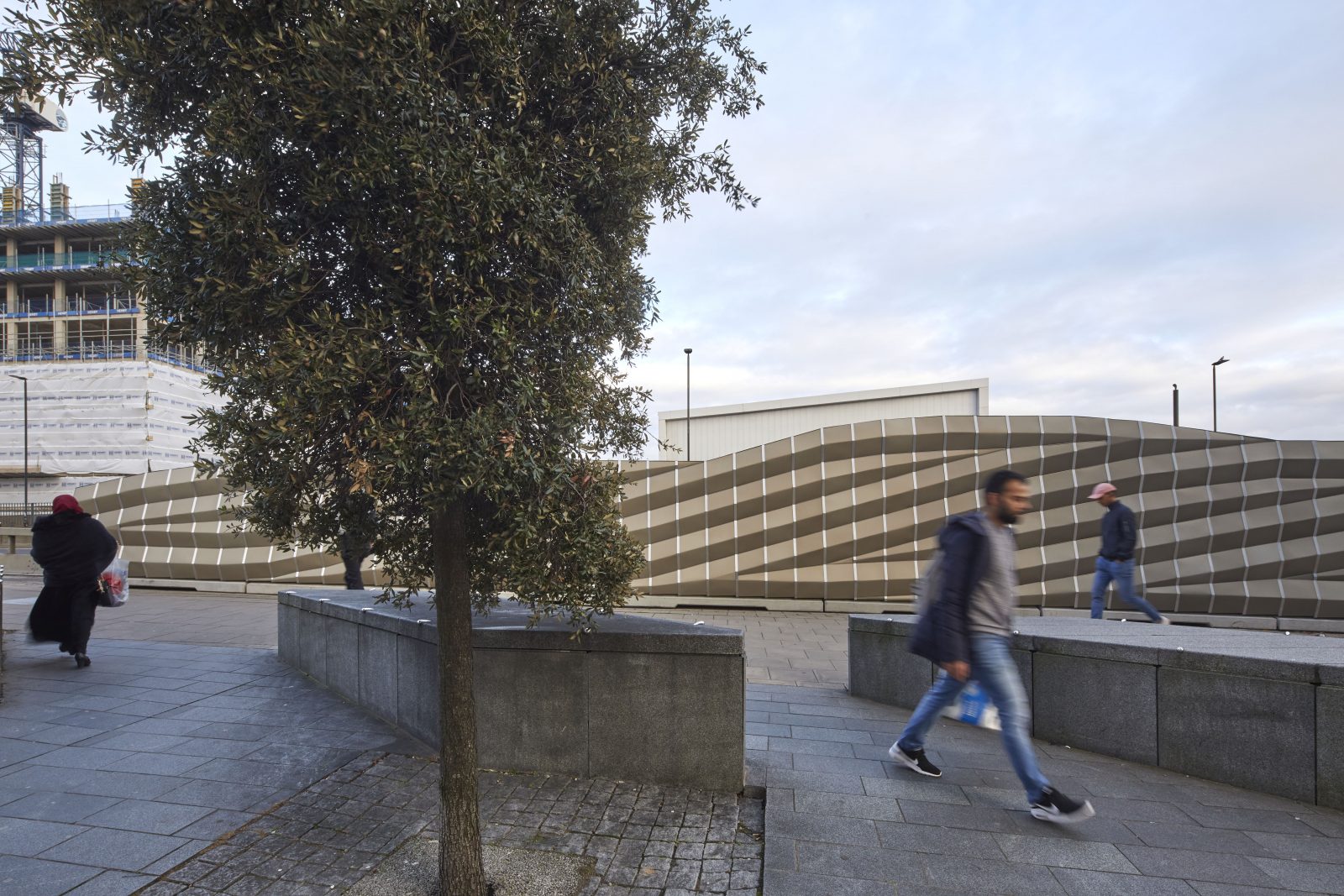 Beep Studio creates noise-blocking road barrier in London’s East End