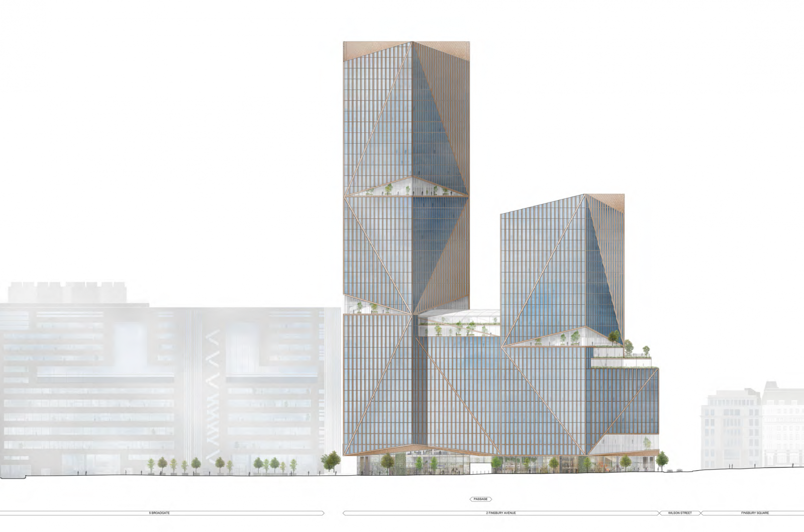 3XN’s 37-storey Broadgate tower scheme set for City approval