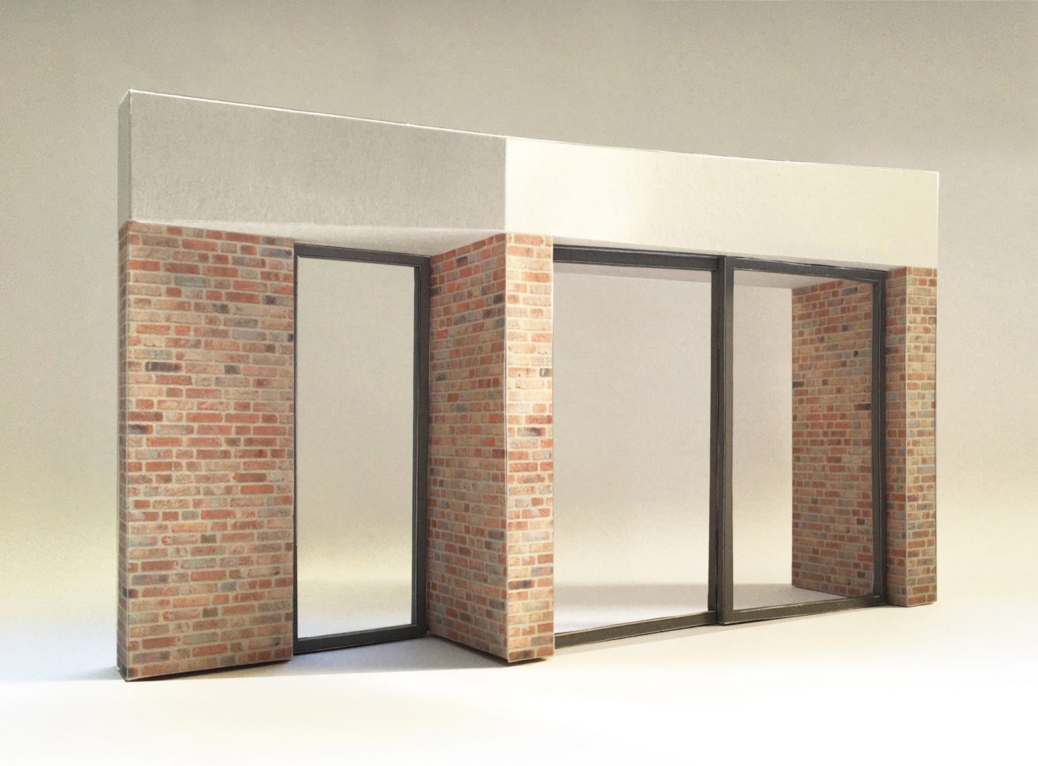 Novak Hiles reworks house with sculptural chamfered extension