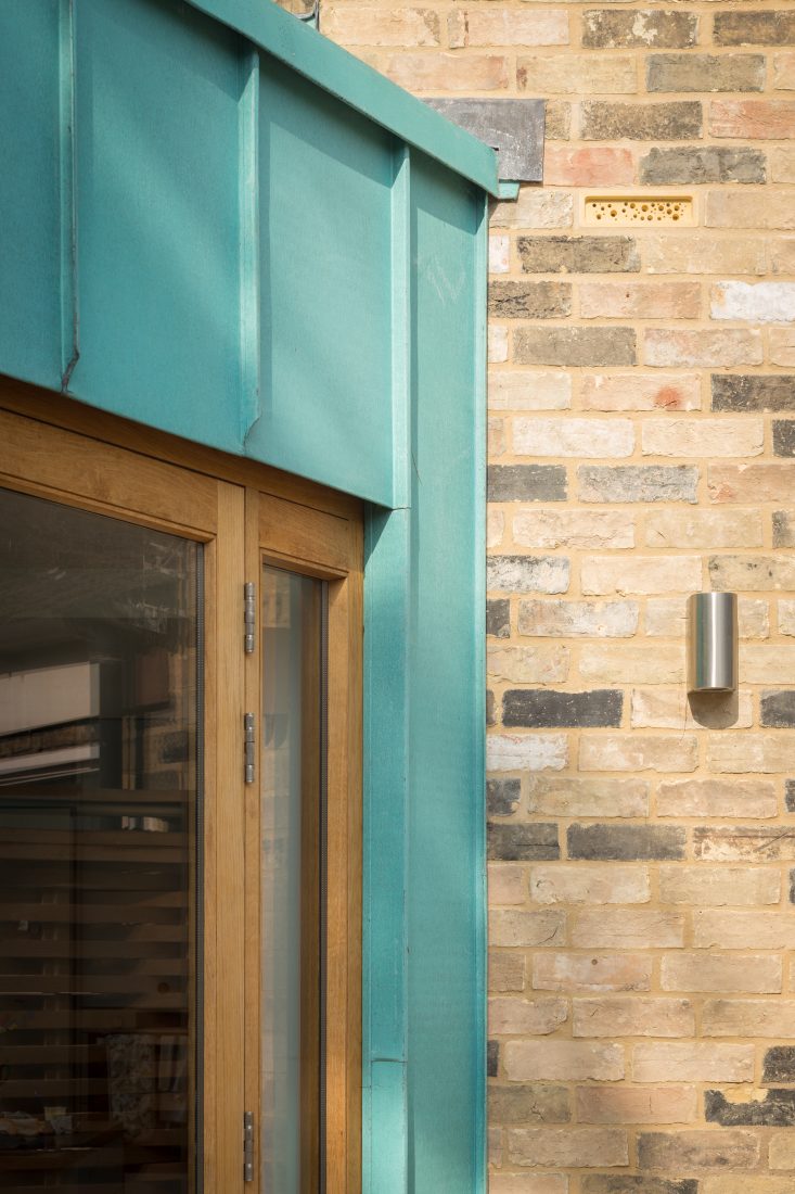 Butcher Bayley Architects clads Cambridge extension in pre-patinated copper