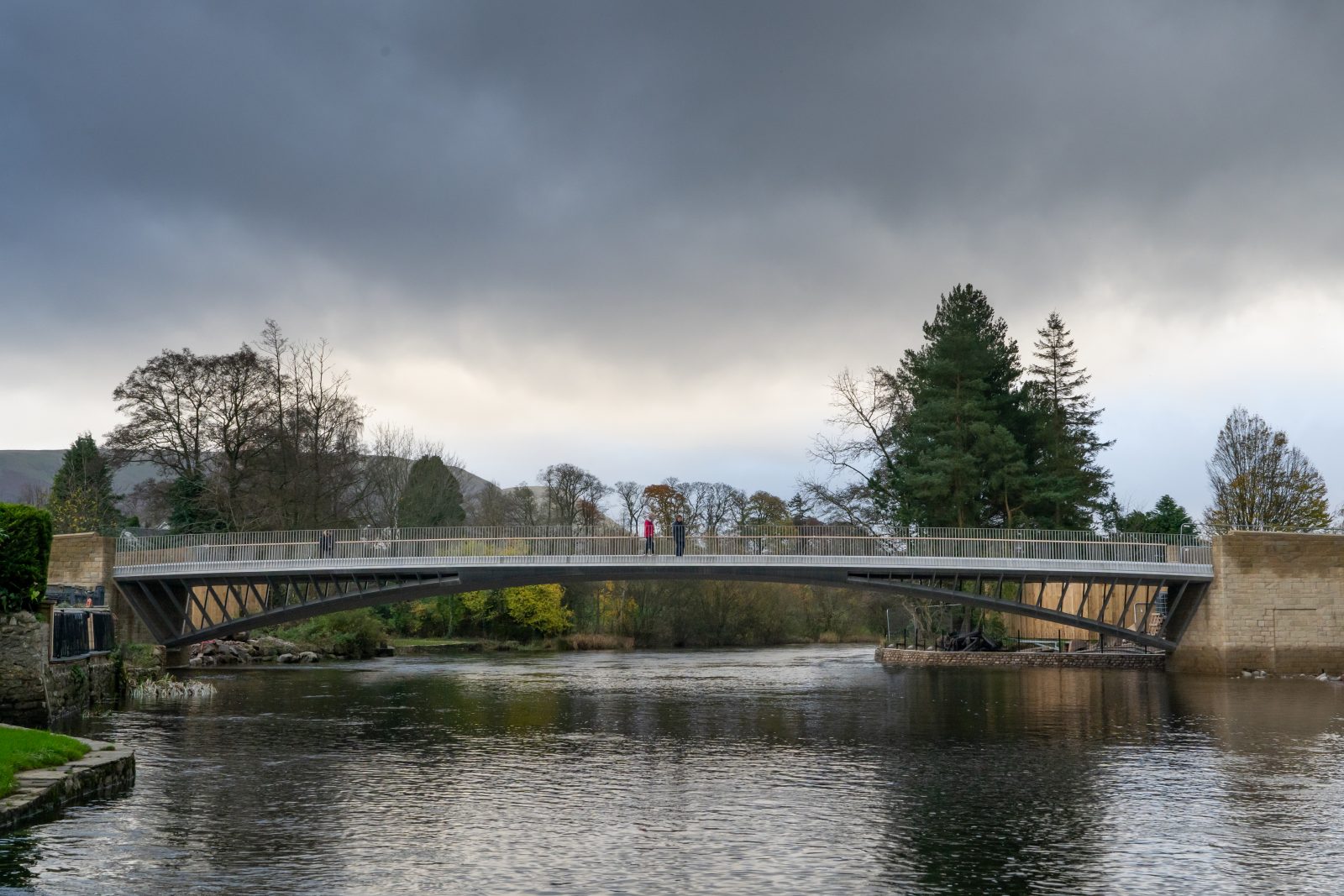 Knight Architects’ stainless-steel bridge opens in Lake District