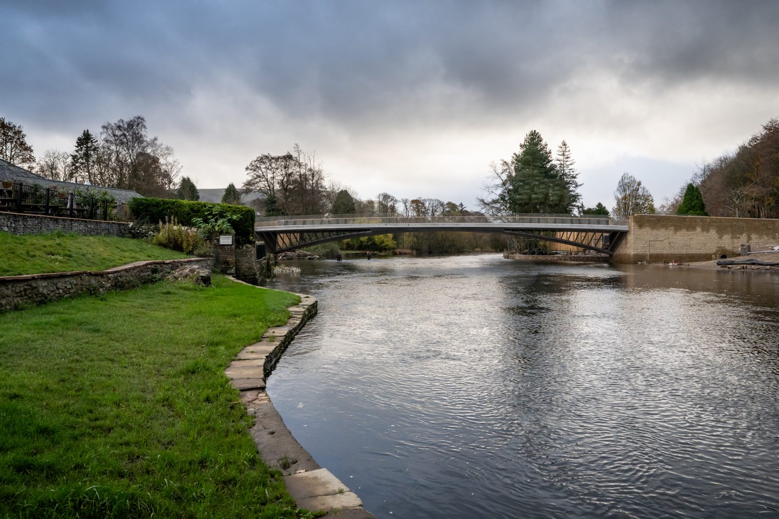 Knight Architects’ stainless-steel bridge opens in Lake District