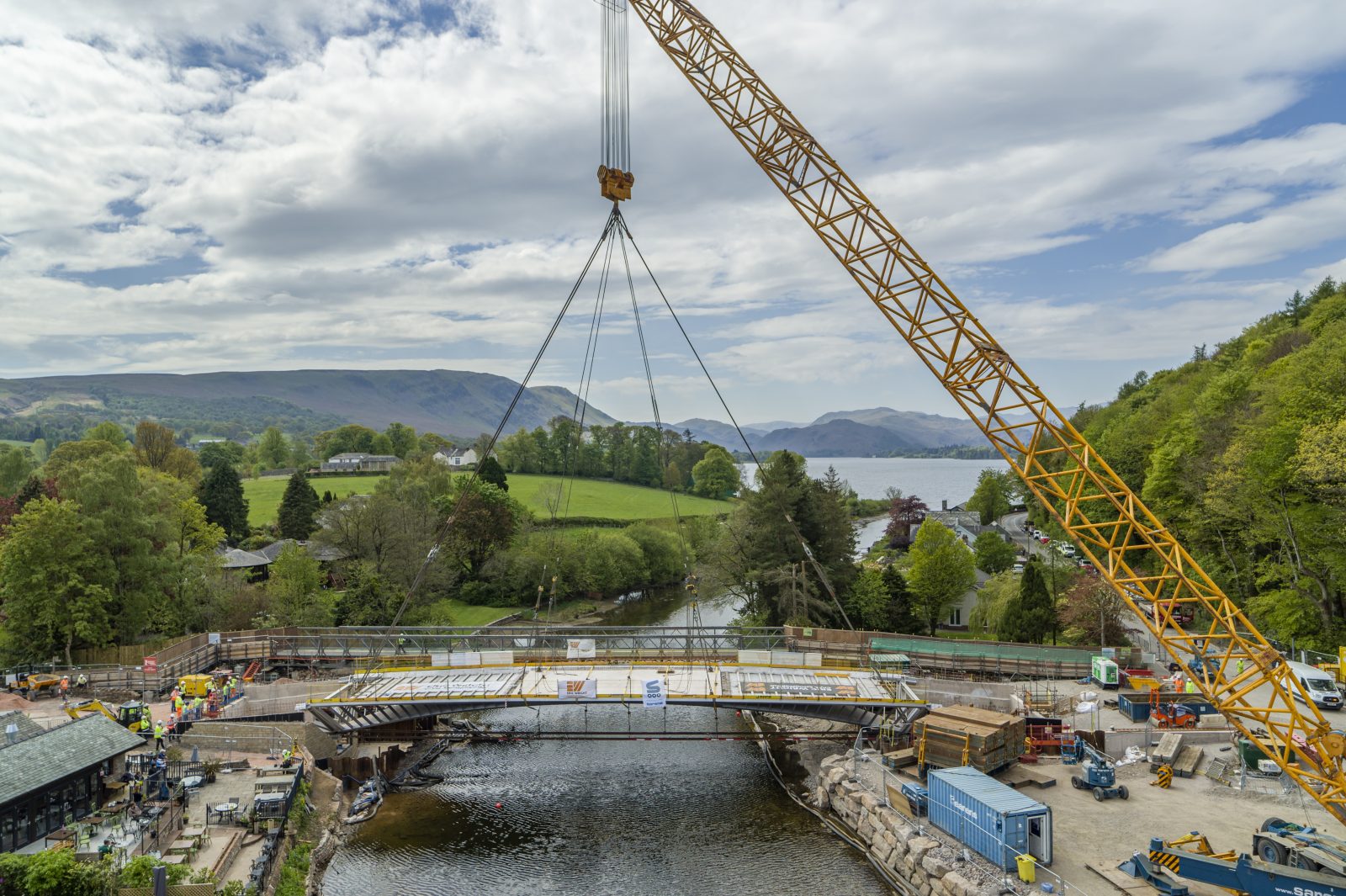 Knight Architects’ stainless-steel bridge opens in Lake District