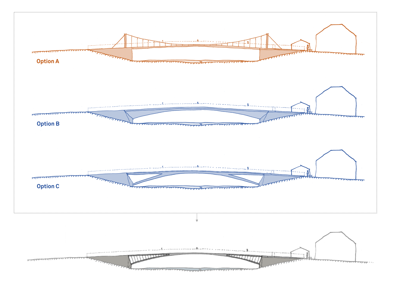 Knight Architects’ stainless-steel bridge opens in Lake District