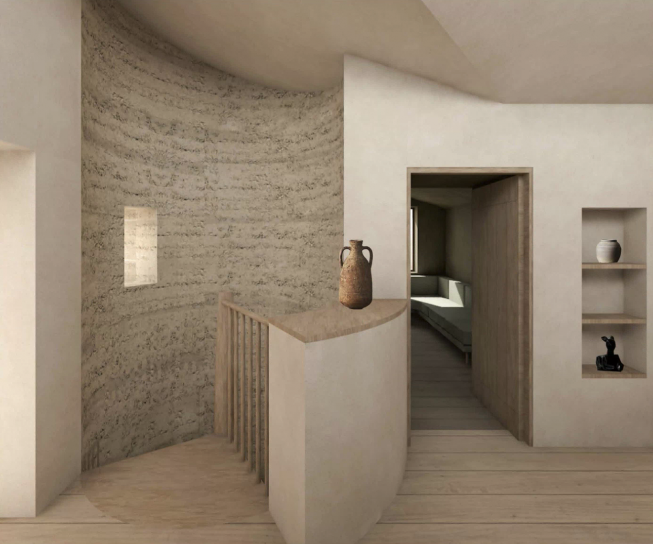 Jonathan Tuckey Design gets go-ahead for rammed earth house in Wiltshire