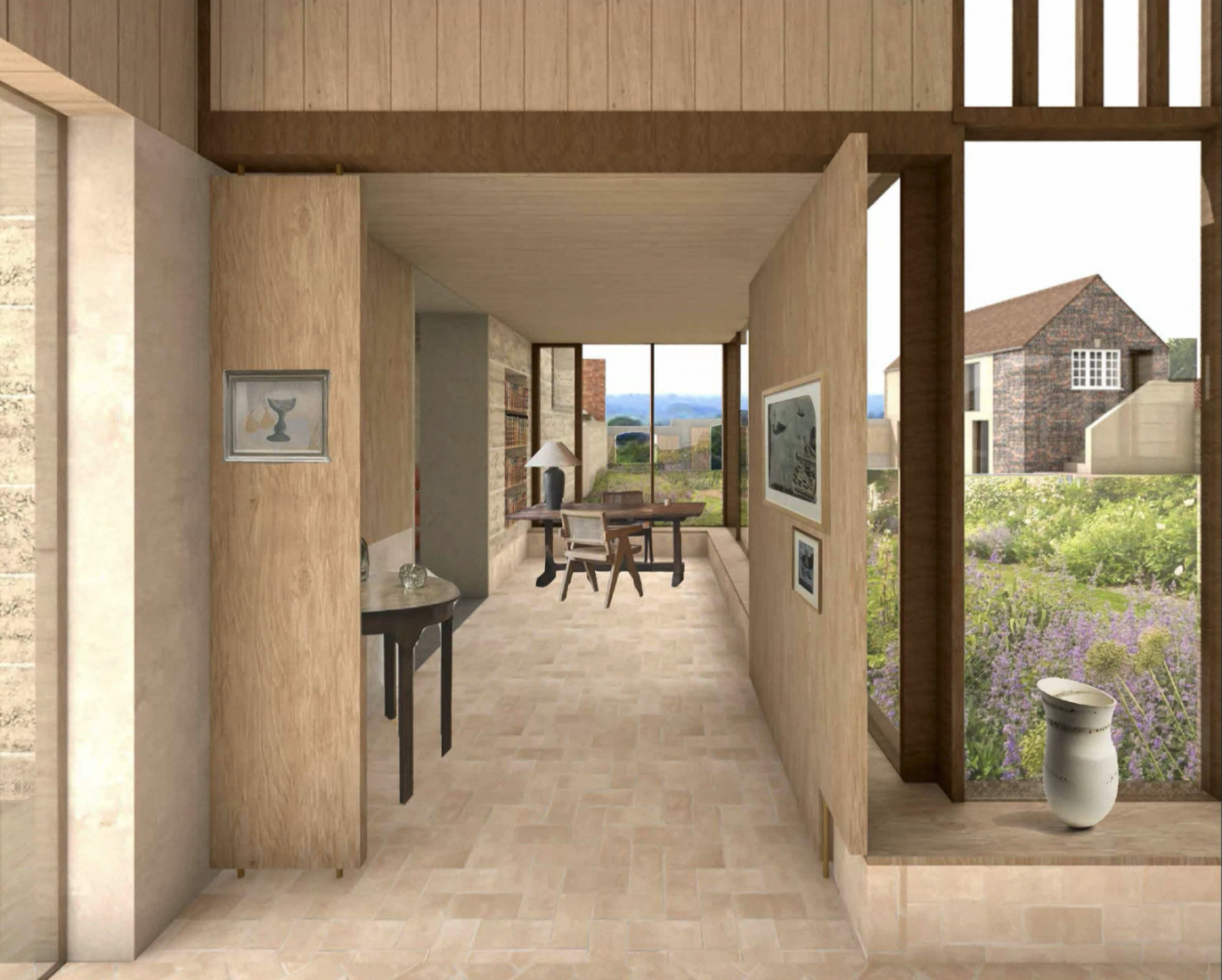 Jonathan Tuckey Design gets go-ahead for rammed earth house in Wiltshire