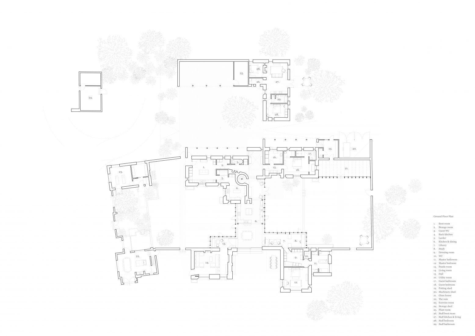 Jonathan Tuckey Design gets go-ahead for rammed earth house in Wiltshire