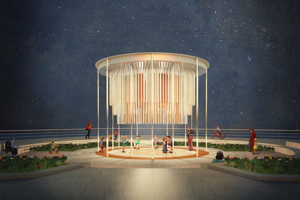 Spring start for young architects’ Belfast musical installation