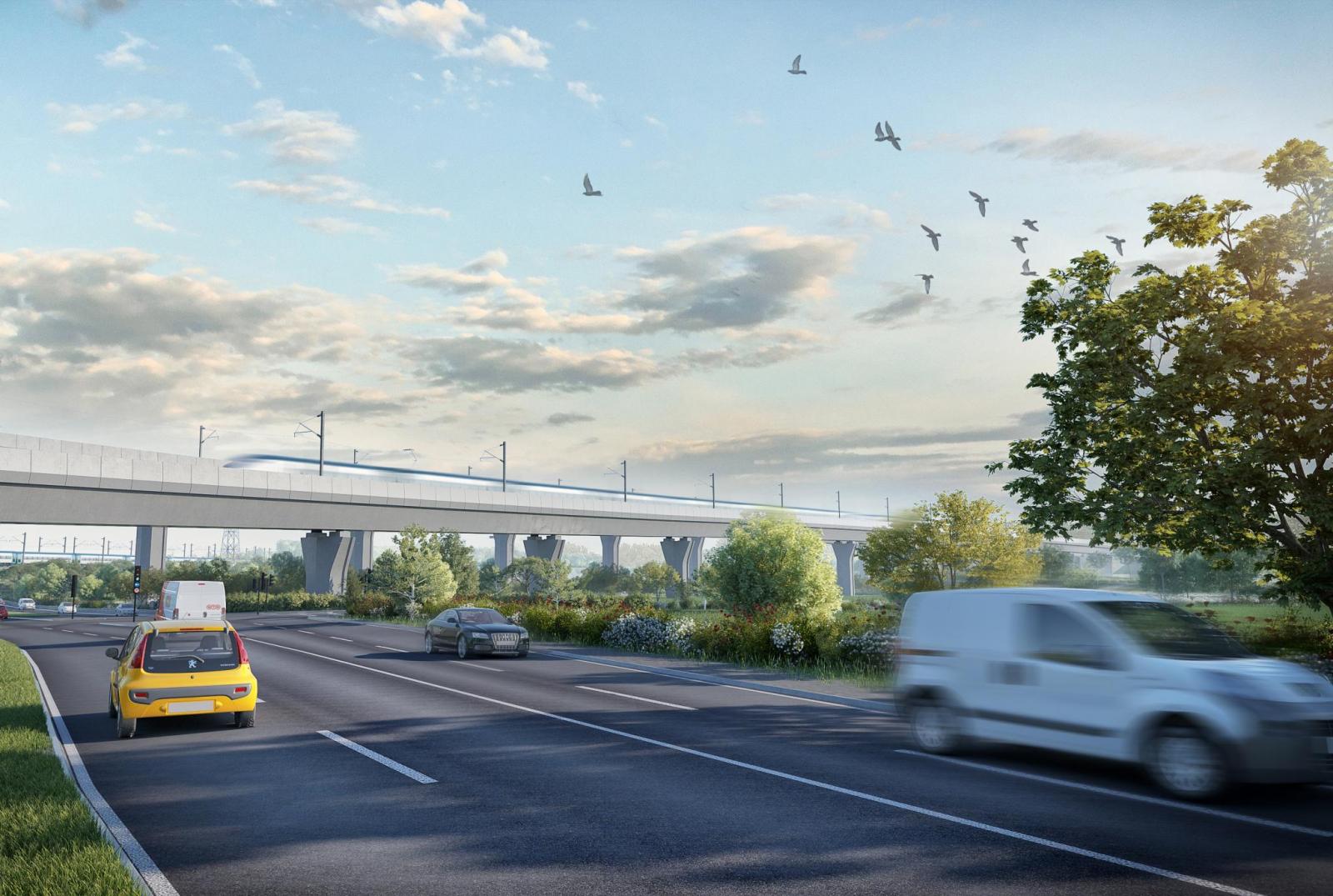 Weston Williamson unveils design for HS2 viaducts