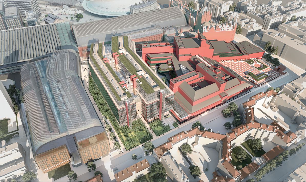 RSHP unveils first designs for major British Library expansion