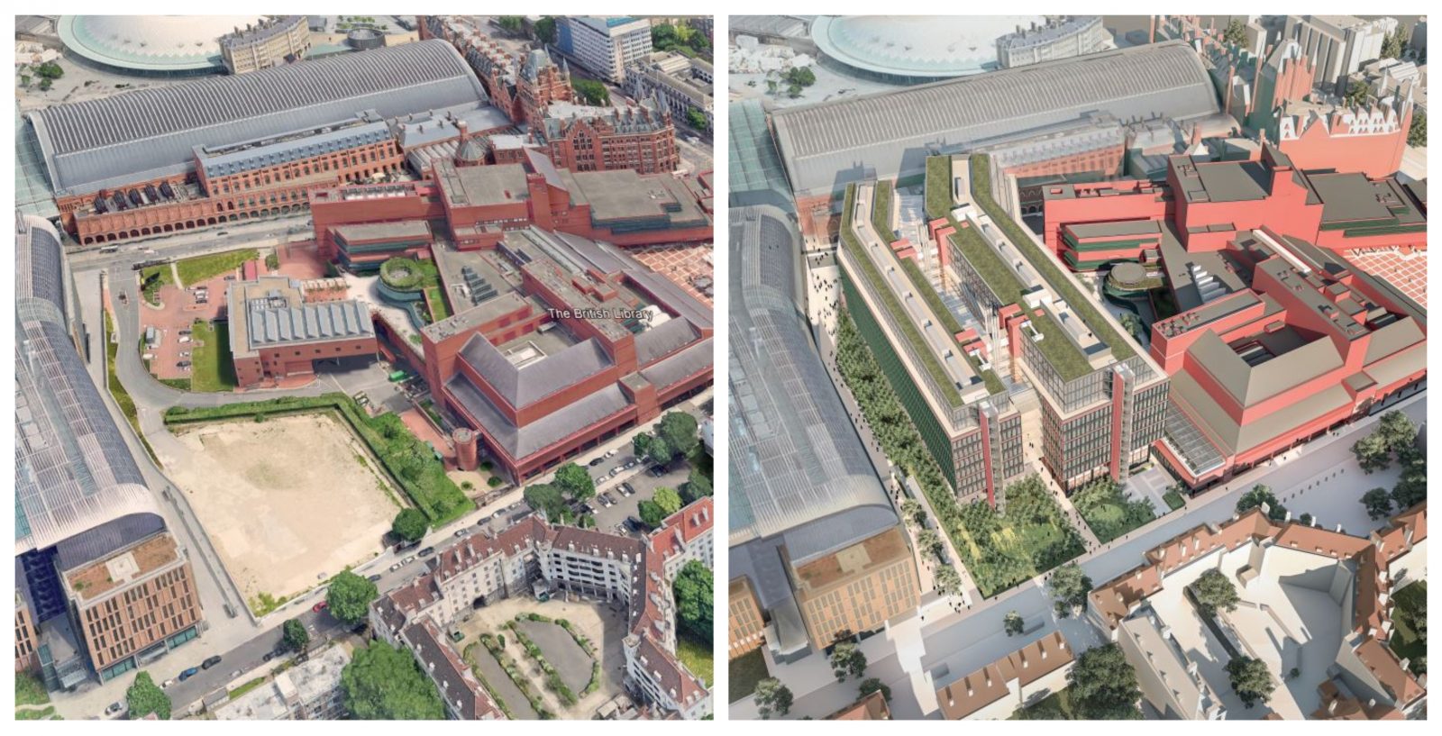 Anger over plan to flatten Long & Kentish’s British Library extension