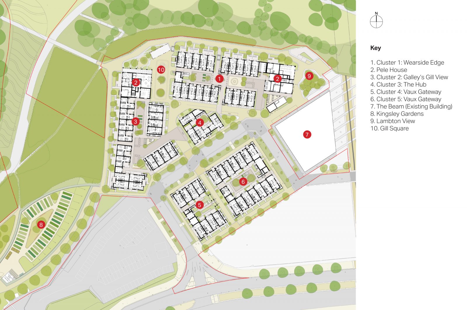 Proctor & Matthews submits plans for 130 homes in Sunderland