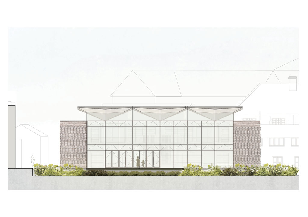 Woods Bagot completes library with ‘floating’ timber roof for Wiltshire ...