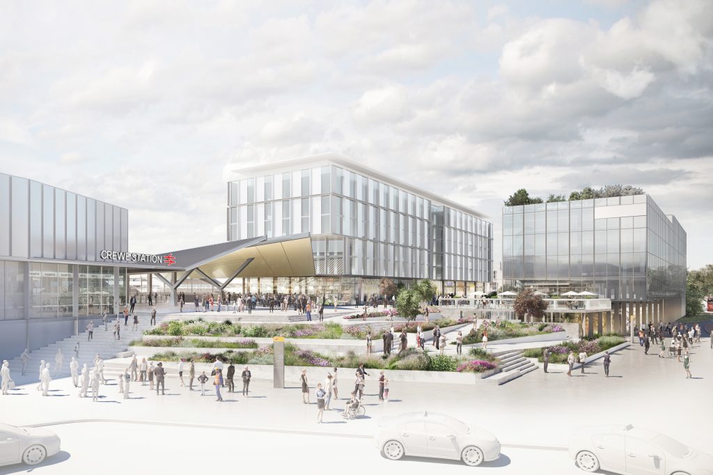HS2 extension to Grimshaw-designed Crewe station gets green light