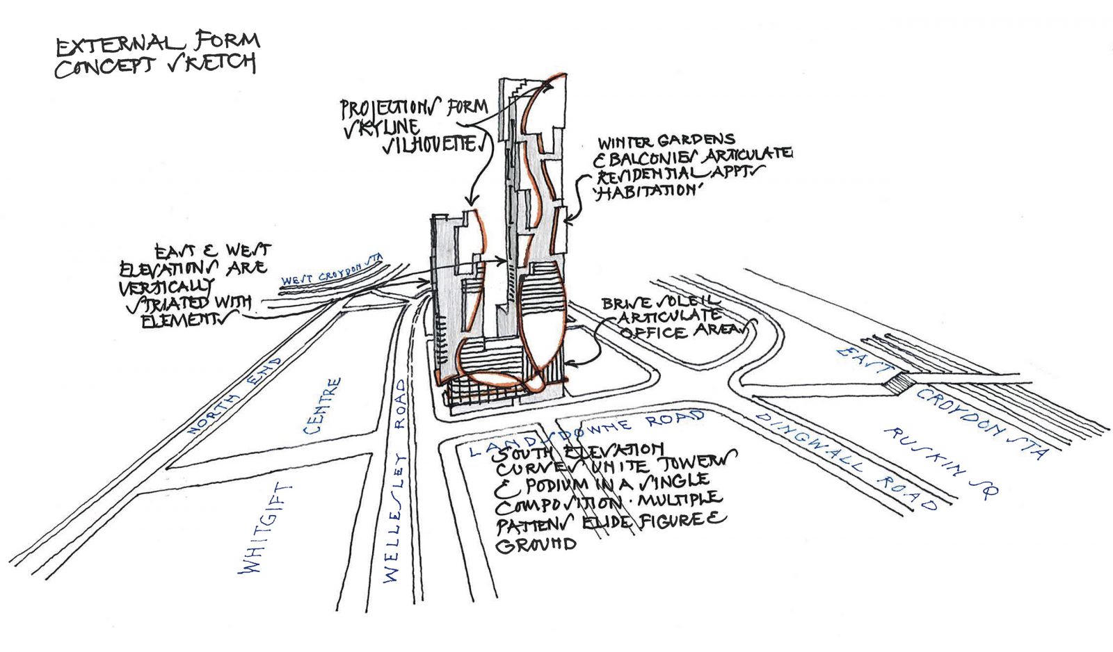 HTA Design unveils long-awaited Croydon tower scheme