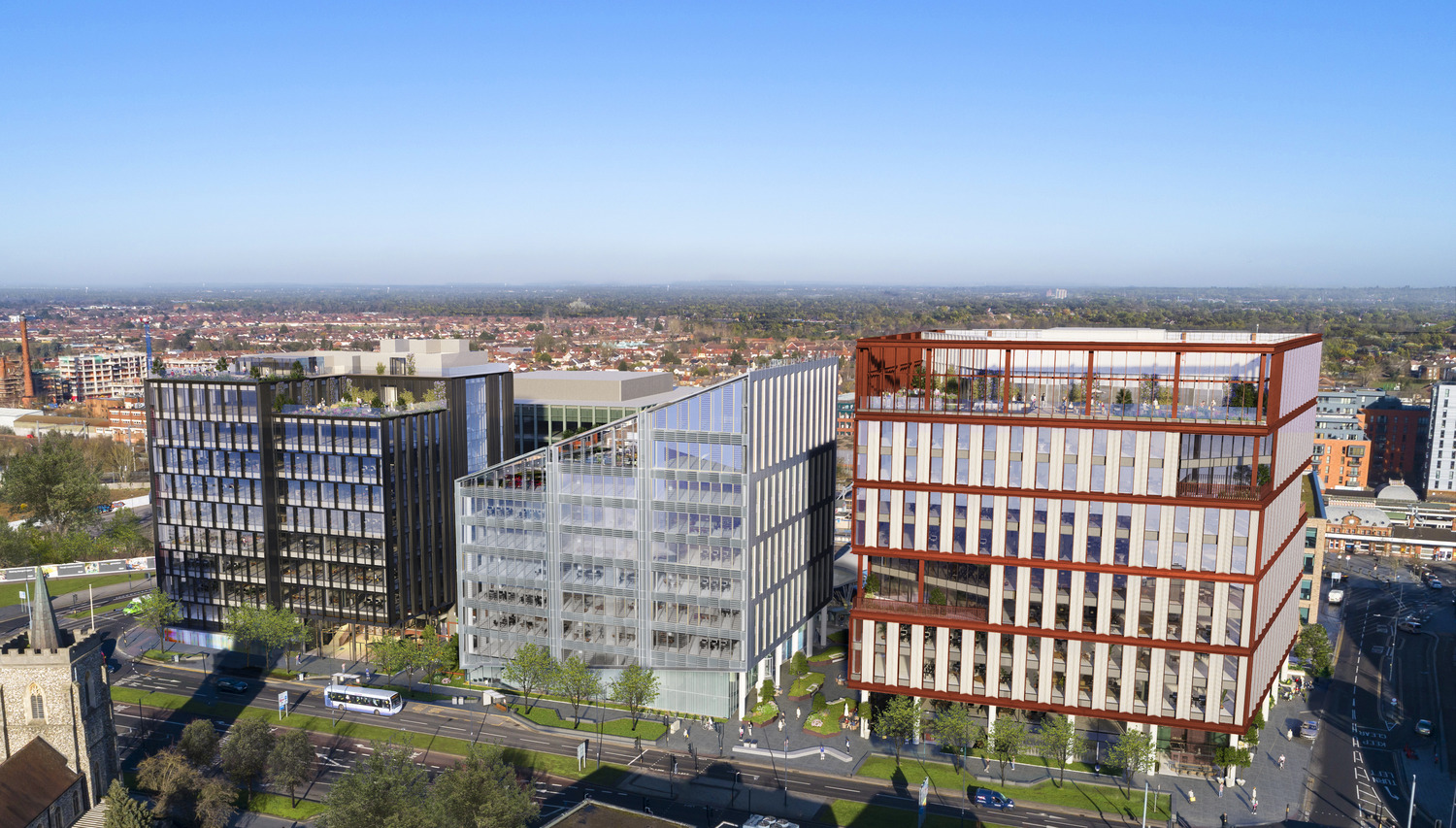 Sheppard Robson wins planning for more blocks at Slough commercial quarter