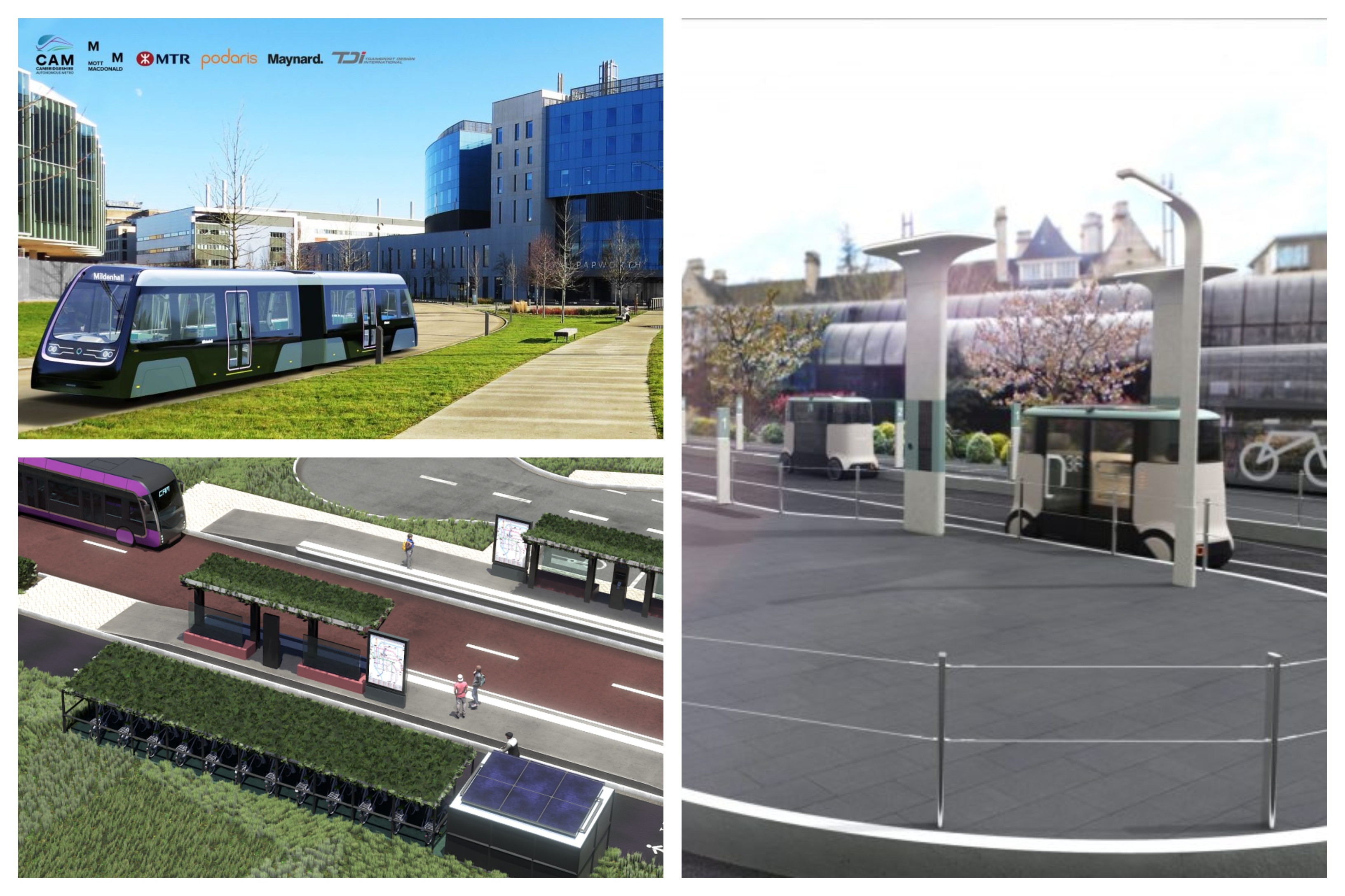 10Design Architects unveils plans for Cambridgeshire autonomous metro