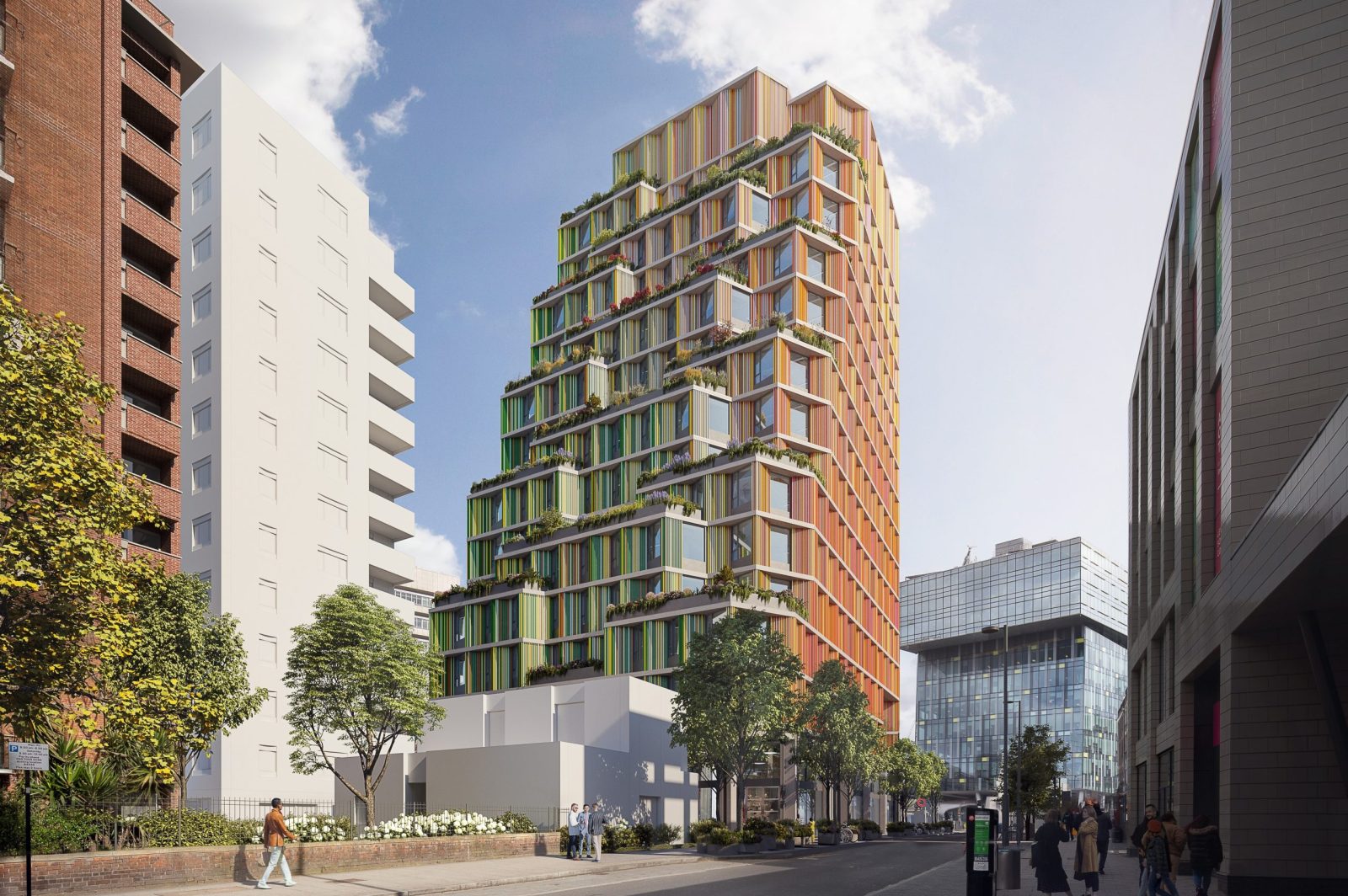 AHMM rethinks Southwark station scheme as student housing