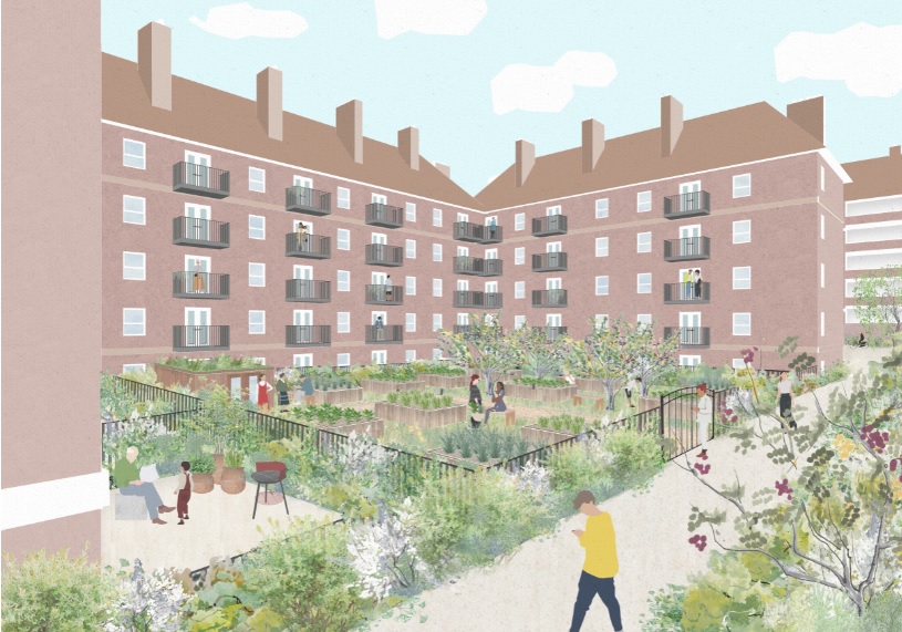 Pollard Thomas Edwards wins approval for Islington estate regeneration