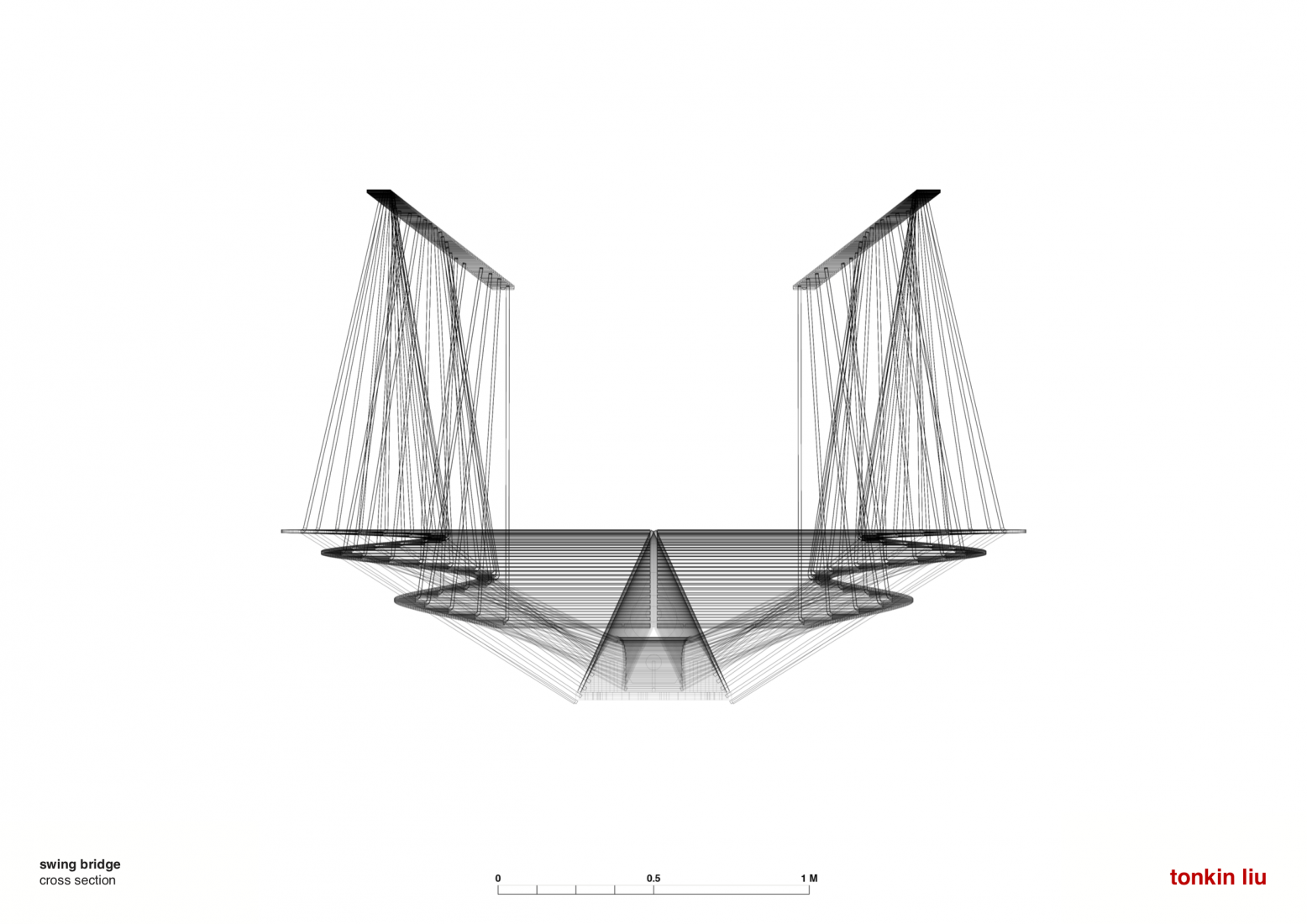Tonkin Liu’s crowdfunded dinosaur bridge completes in Crystal Palace