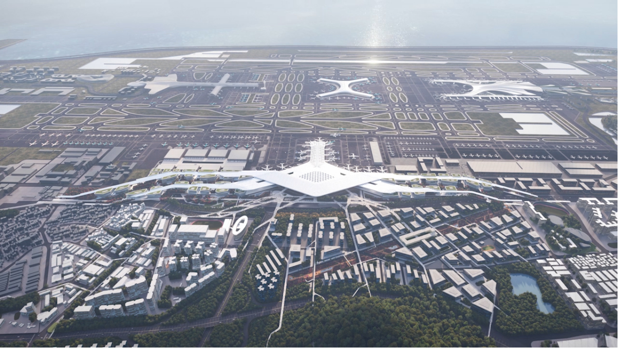 Grimshaw beats ZHA, Fosters and BIG to win Shenzhen airport transport hub