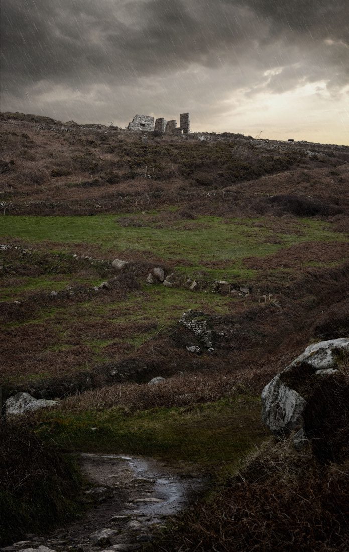 Foster Lomas wins approval for Cornish house with granite slab roof