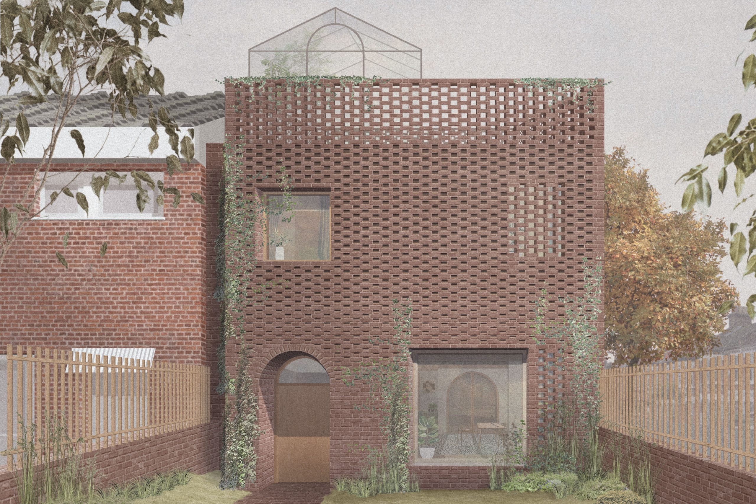 Work starts on Surman Weston’s perforated Peckham house