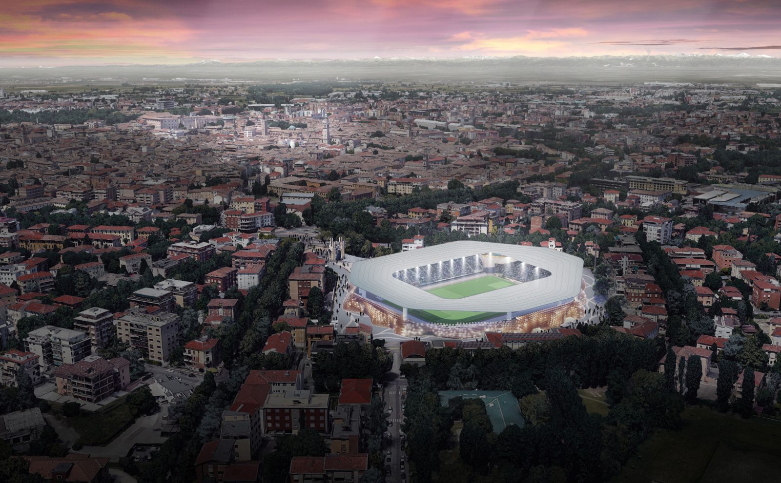 UK-Italian Studio Zoppini reveals Parma’s stadium revamp plans
