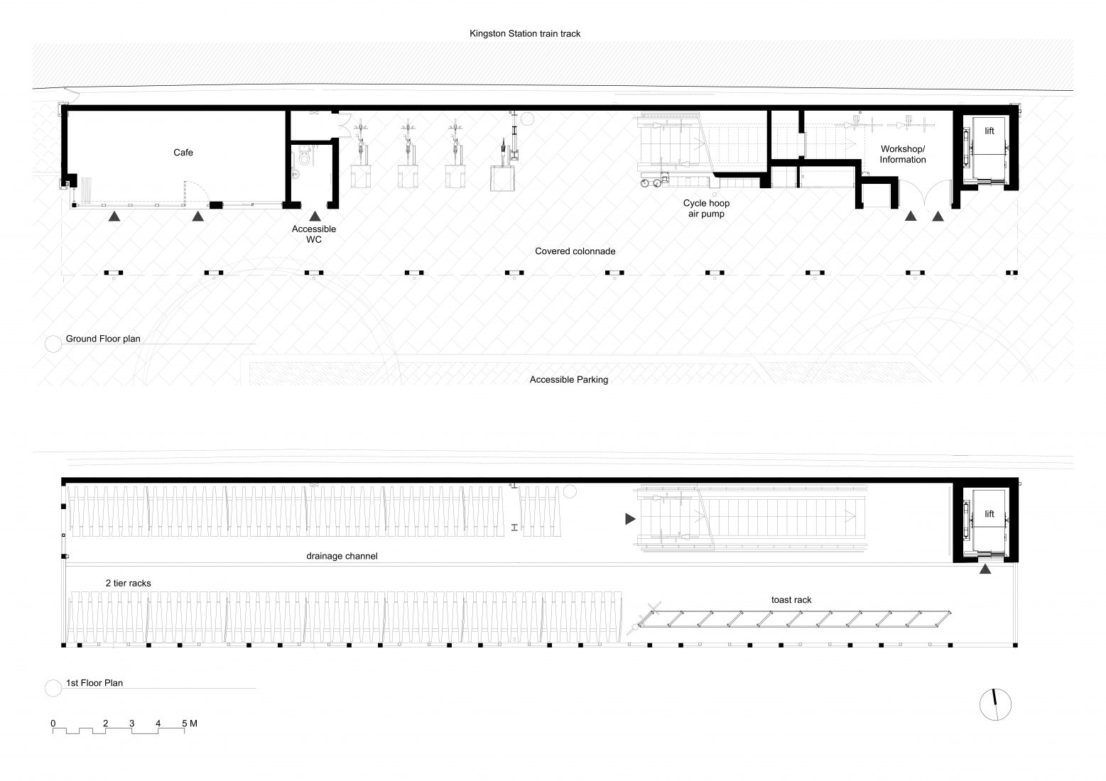 Sarah Wigglesworth completes cycle hub and bridge at Kingston