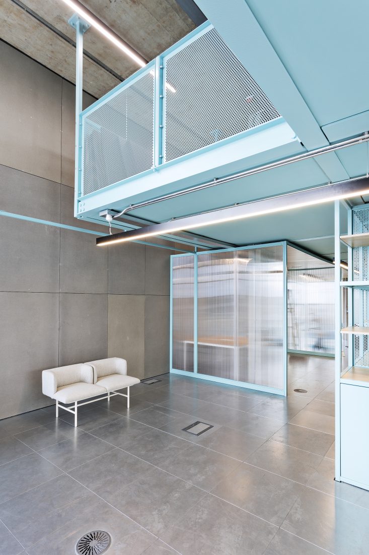 Greenwich Design District: first building completes