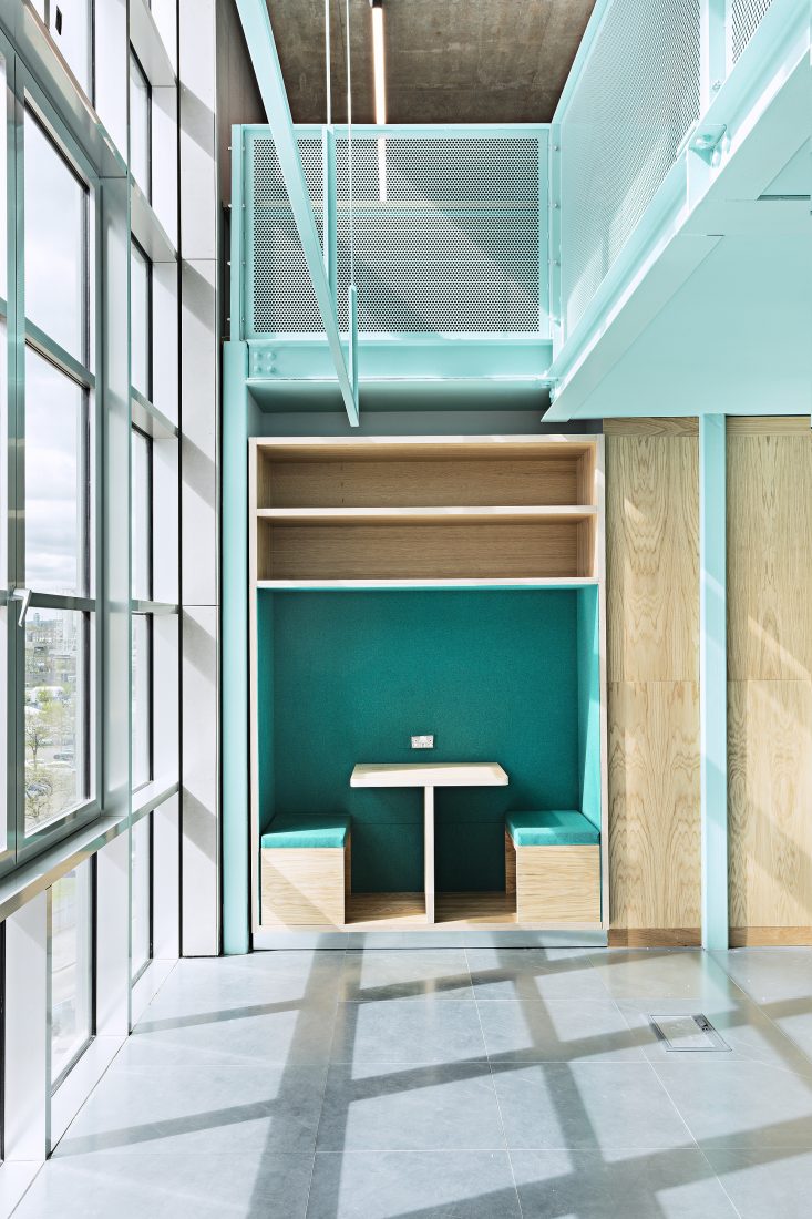 Greenwich Design District: first building completes