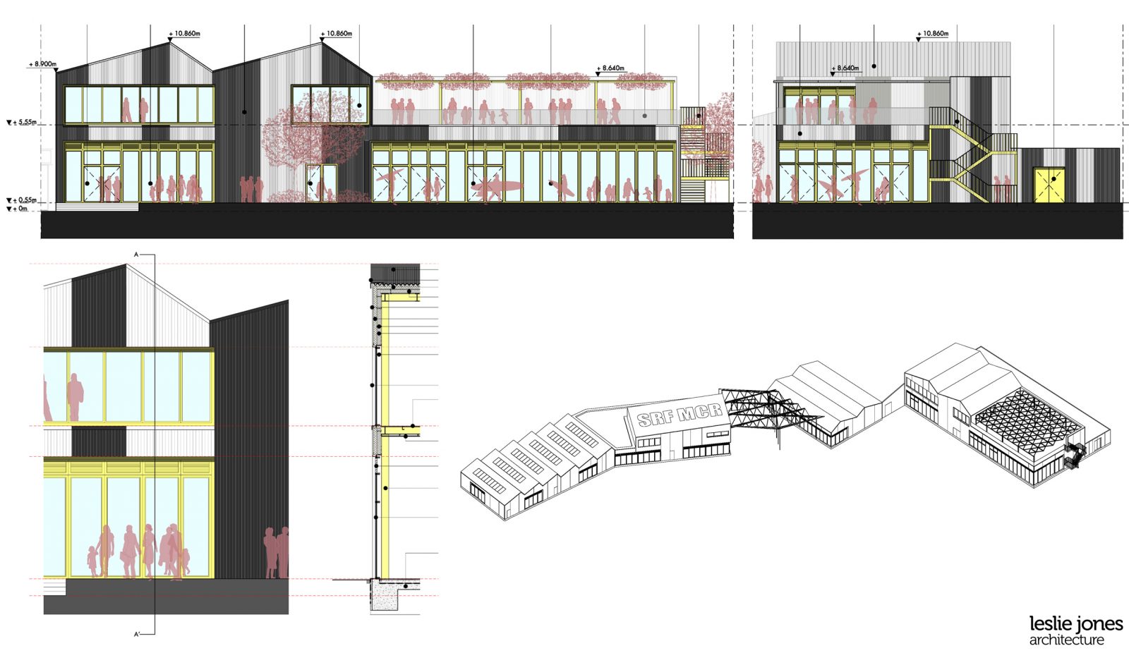 Leslie Jones submits ‘urban surf’ scheme for Manchester