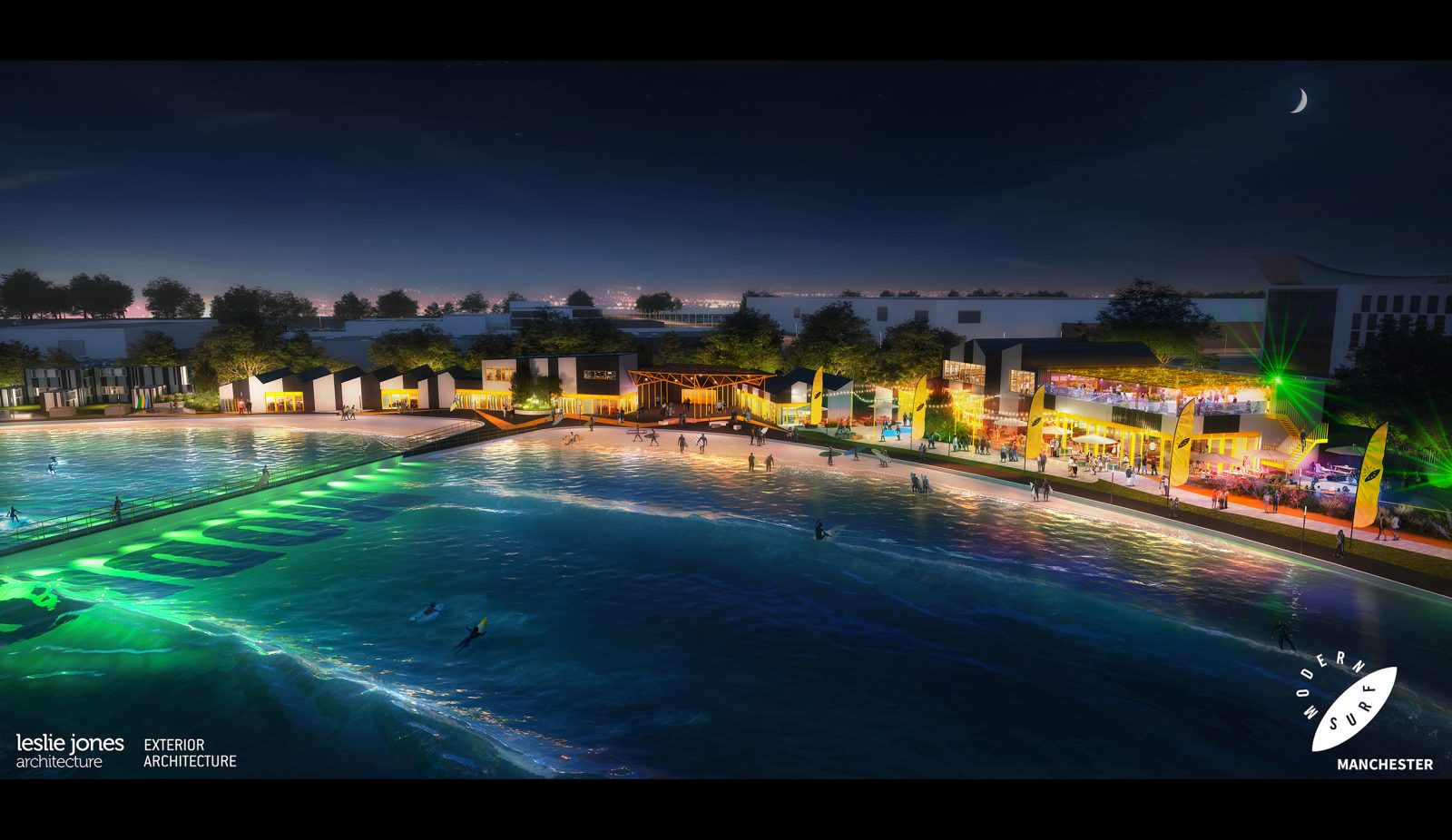 Leslie Jones submits ‘urban surf’ scheme for Manchester