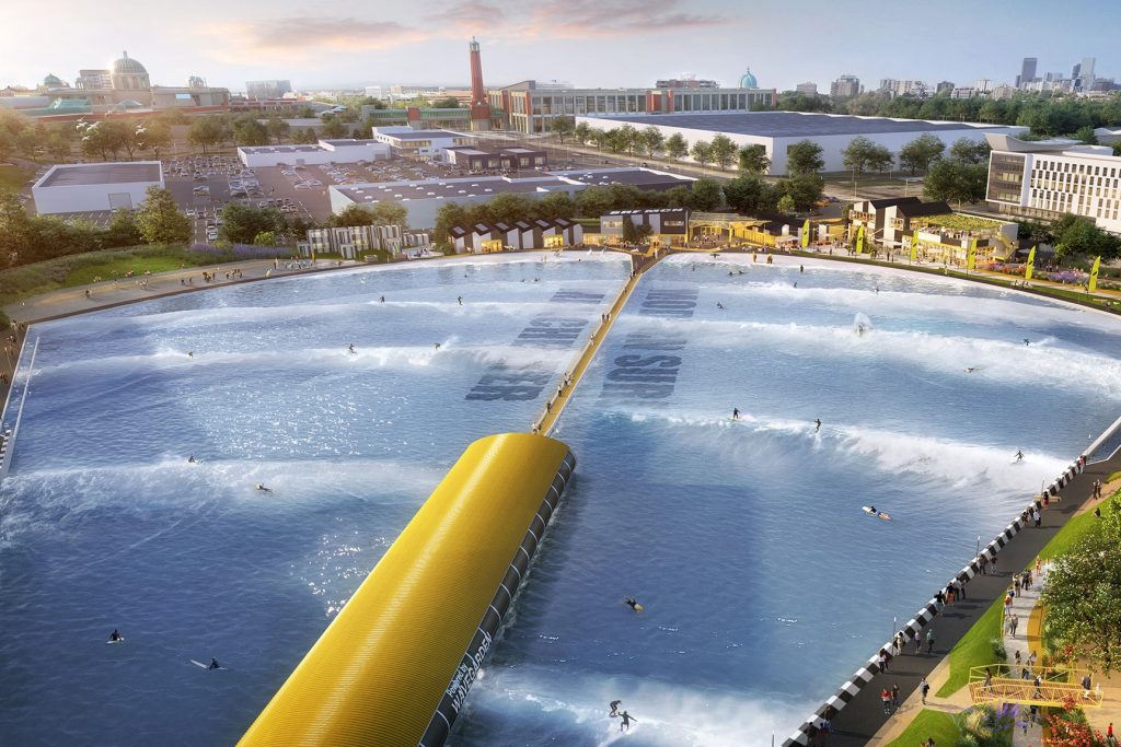 Leslie Jones submits ‘urban surf’ scheme for Manchester
