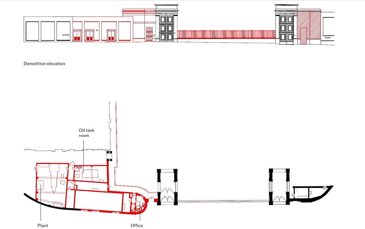 David Chipperfield submits reworking of Royal Mint for Chinese Embassy