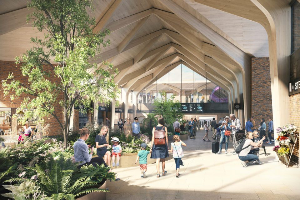 Hawkins\Brown unveils plans for timber transport hub in Solihull