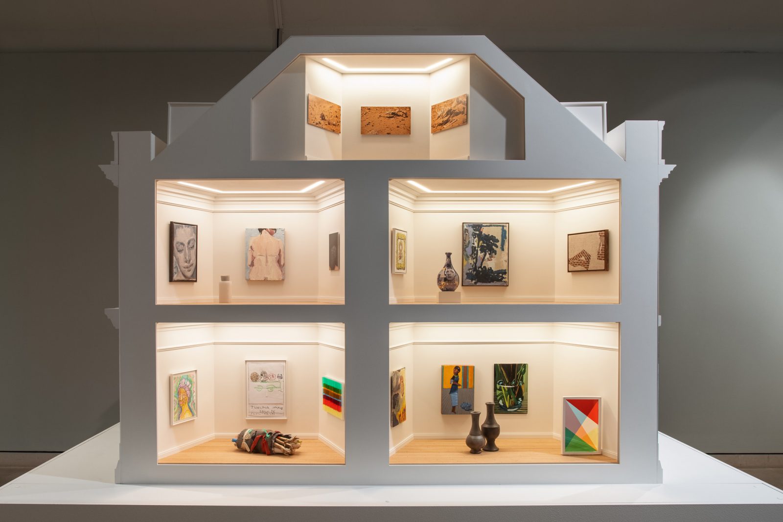Wright & Wright designs model gallery for over 30 miniature artworks