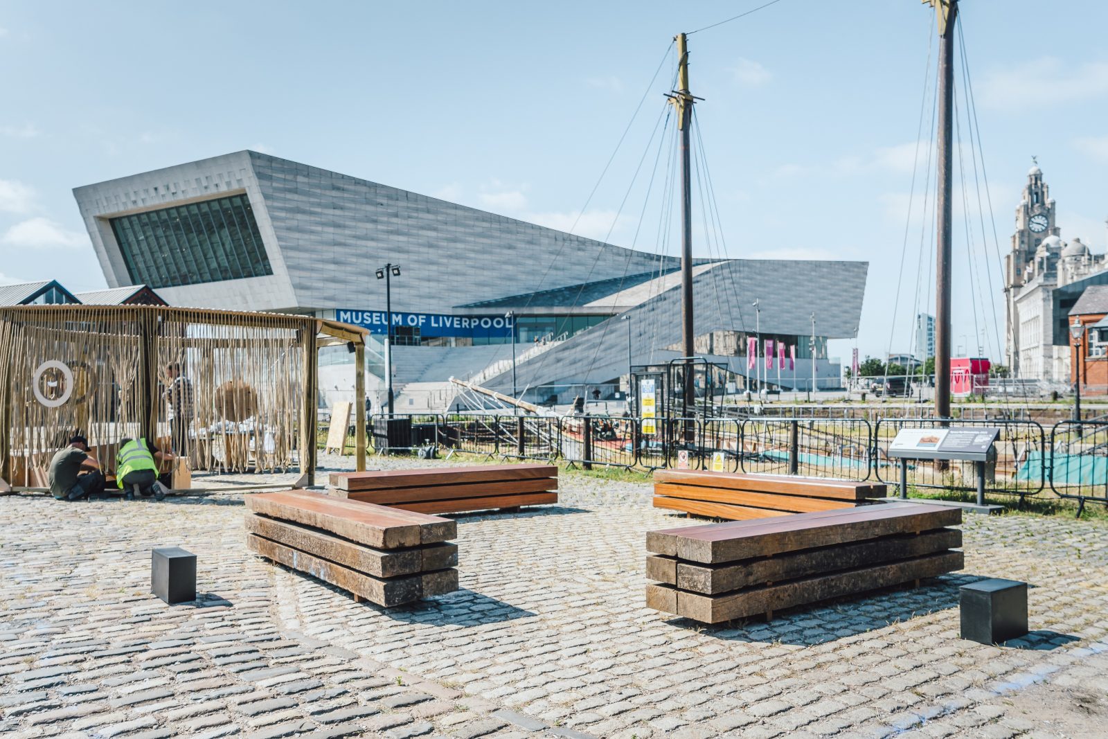 David Adjaye and Mariam Kamara off Liverpool waterfront project
