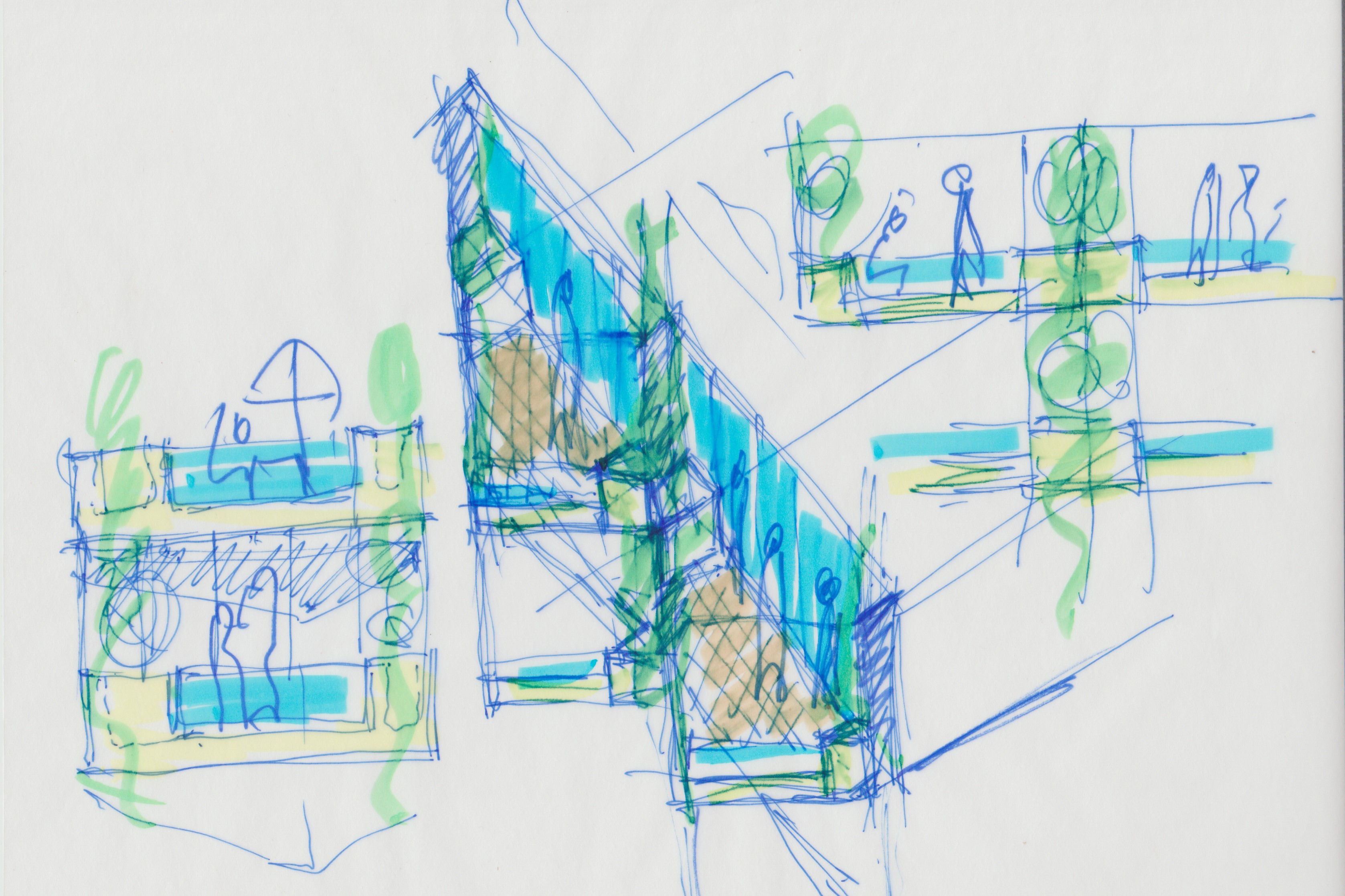 Hand-drawn: Eva Jiřičná