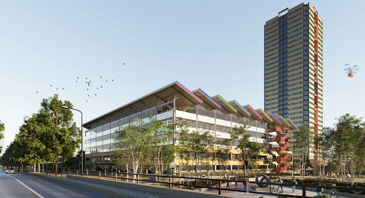 RSHP wins planning for Milton Keynes’ tallest tower