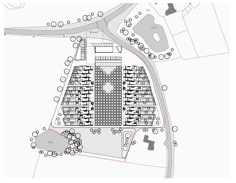 Patrick Lynch proposes terraced housing in rural Shropshire